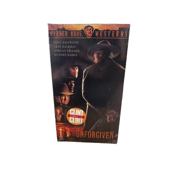 Warner Bros. | Media | Unforgiven Brand New Sealed Vhs 992 Clint Eastwood Morgan Freeman Gene ...